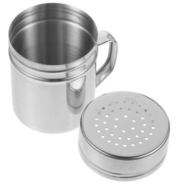 Gemco Clear/Silver Glass/Stainless Steel Cheese Shaker 5 oz - Walmart.com