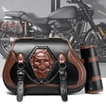 1 Pair Leather Side Bag Waterproof Travel Luggage Storage Bag ...