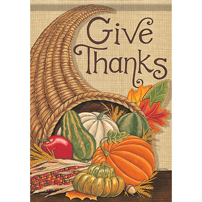 Flag-Garden-Dura Soft-Classic Cornucopia (12.5" x 18") - Walmart.com