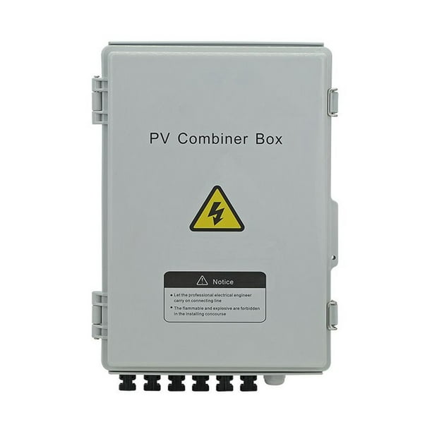 6-String Solar Pv Combiner Box With Arrester And Circuit Breaker Solar ...