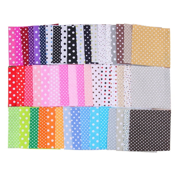 pitrice 50pcs Quilting Fabric Cotton Blending Textile Craft Fabric ...