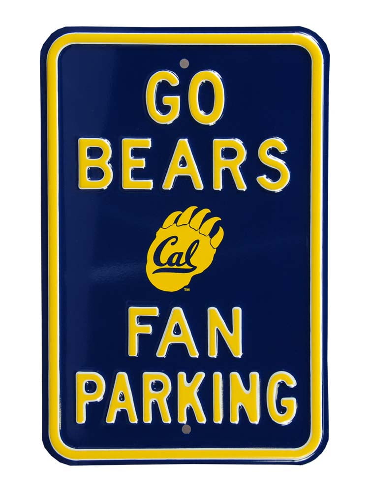 Go Bears Cal Logo Fan Parking Parking Sign - Walmart.com