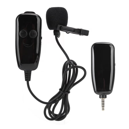 UHF Wireless Microphone, TYPE-C Microphone Recording Mike Lavalier ...