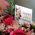 3drose, Elegant Floral Happy Fourtieth Anniversary, 12 Greeting Cards ...