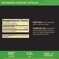 Optimum Nutrition Creatine Monohydrate Capsules, 200 Count, 100 ...