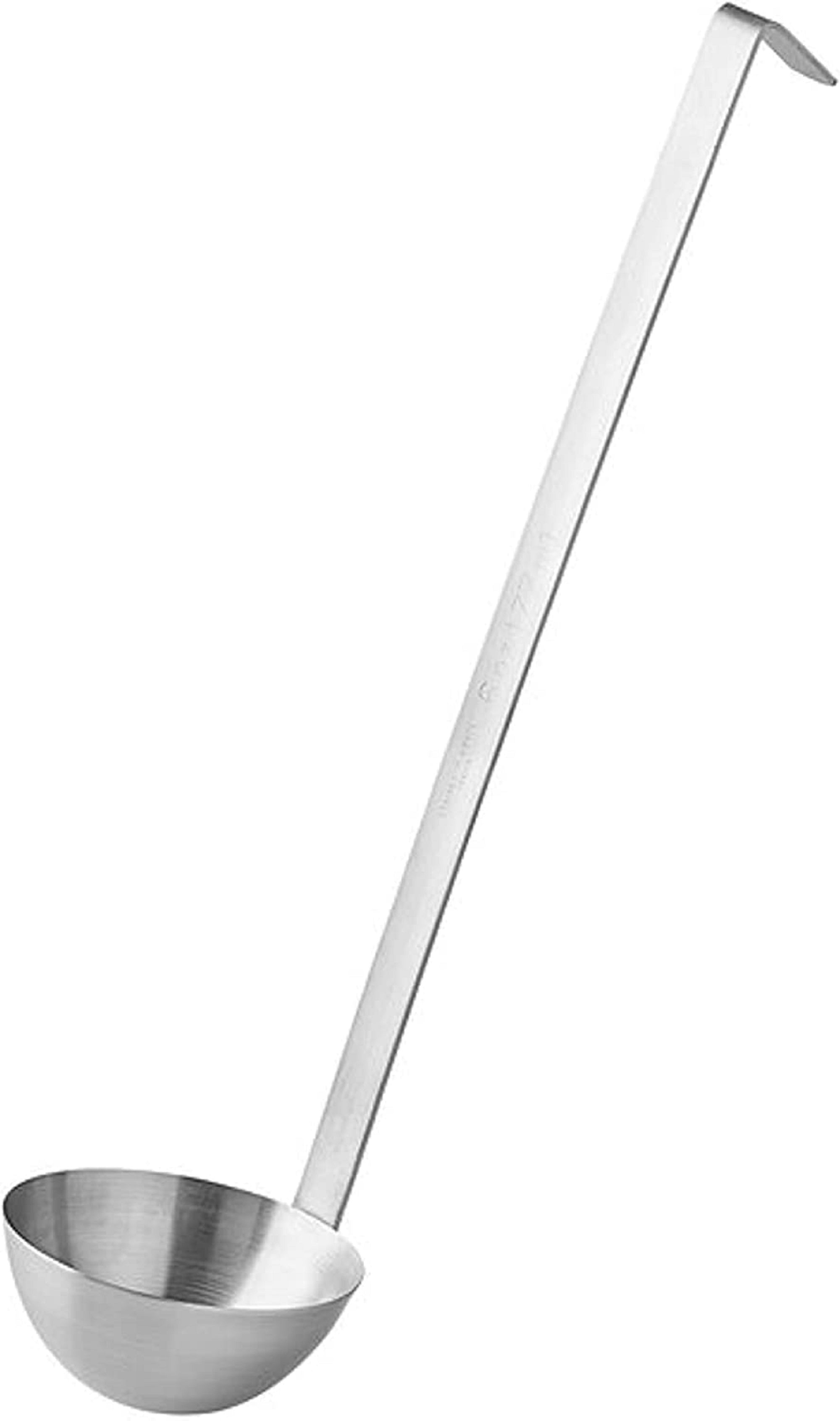 Truecraftware – 8 oz. Stainless Steel Ladle with Long Hooked Handle ...