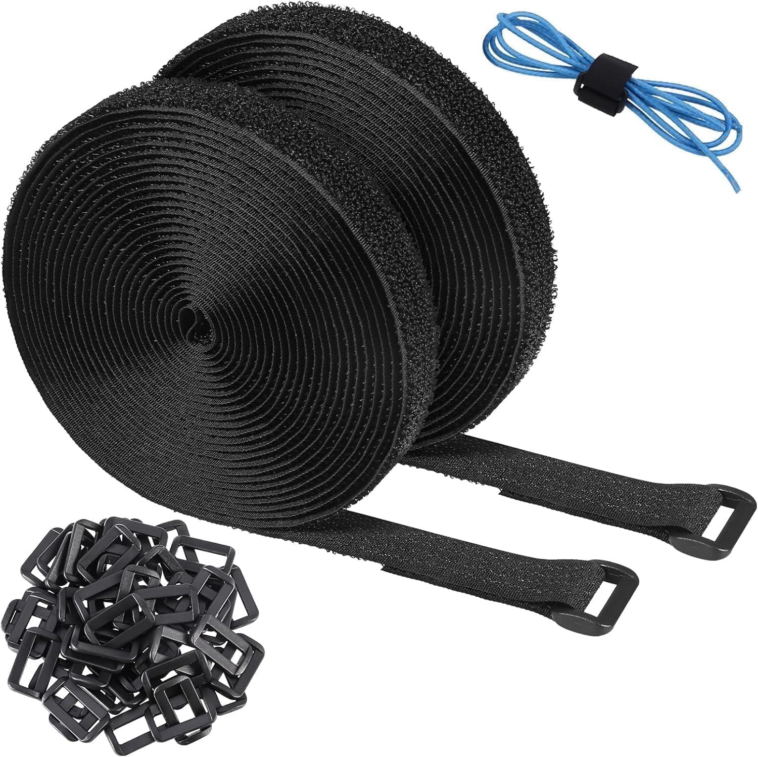 bridas de velcro para cables, correas de velcro ajustables de 10 m ...