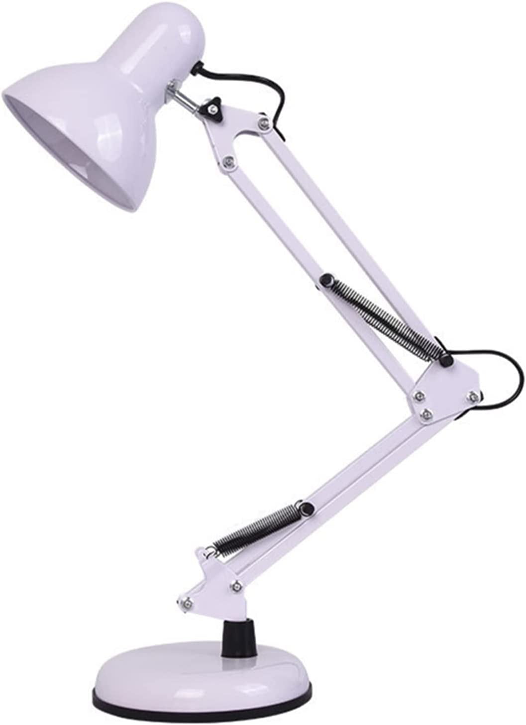 LINLIN Desk Lamp, Swing Arm Table Lamp, E27 Reading Light Adjustable ...