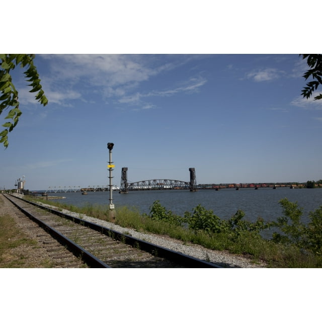 Print: Railroad Bridge, Decatur, Alabama, 2010 - Walmart.com