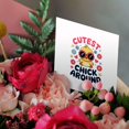 3drose, Cutest Chick Around. Happy Easter Funny Cool Greeting, Gift ...