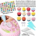 LotFancy 529 Pcs Cake Decorating Kit, Baking Supplies Set & Rotating ...