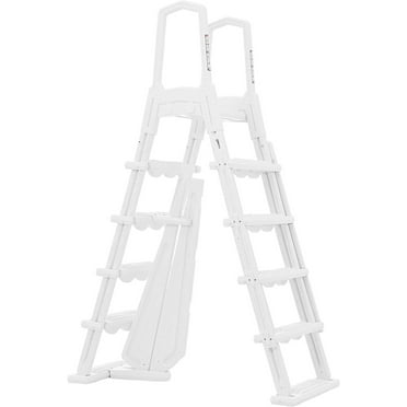 Aqua Select Above Ground A-Frame Swimming Pool Ladder with Removable ...