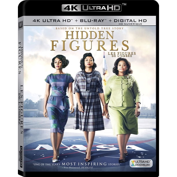 Hidden Figures (4K Ultra HD + Blu-ray + DVD + Digital HD)(Bilingual ...