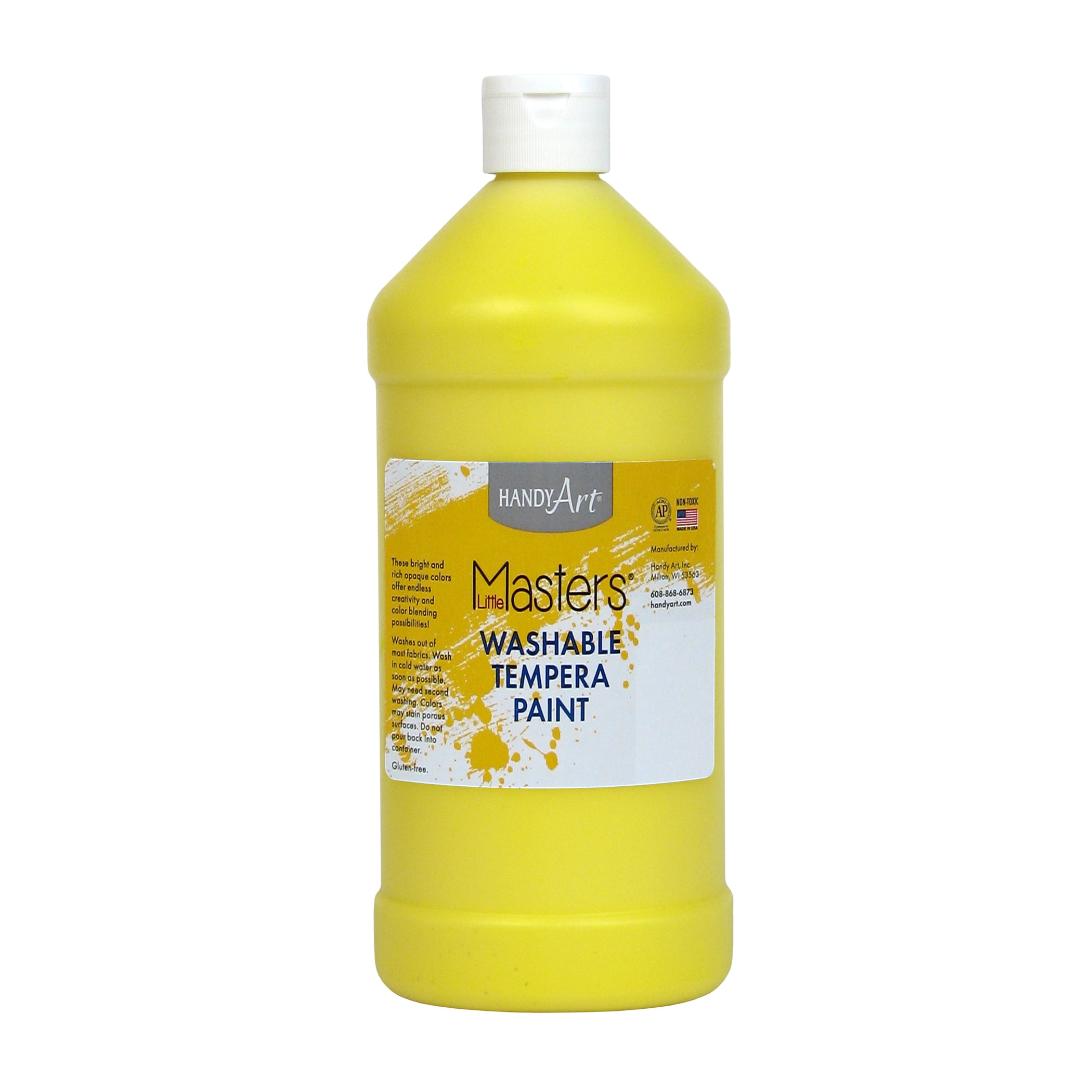 Little Masters™ Washable Paint, Yellow, 32 oz., Set of 6 bottles ...