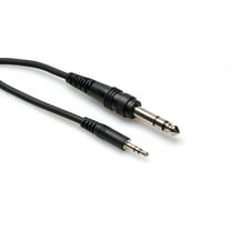 Hosa Technology 3.5mm TS to 1/4" TS Mono Interconnect Cable, 3 ...