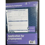 Adams Letter-Size Employment Application Forms, 50 Sheets/Pad, 2-Pack ...