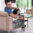 TV Remote Control Holder Couch Caddy, Non-slip Bedside Caddy Organizer ...