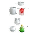 Festive Santa Designs Silicone Christmas Tree Mold Crafting Resin ...