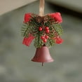 AYKHKYA Christmas Bell Hanging Ornaments, Vintage Rustic Iron Art Metal ...