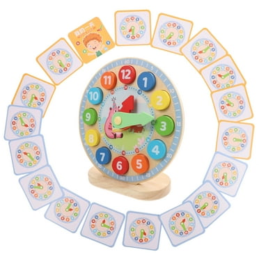 Learning Resources Primary Time Teacher 12-Hour Clock - Toy - Walmart.com