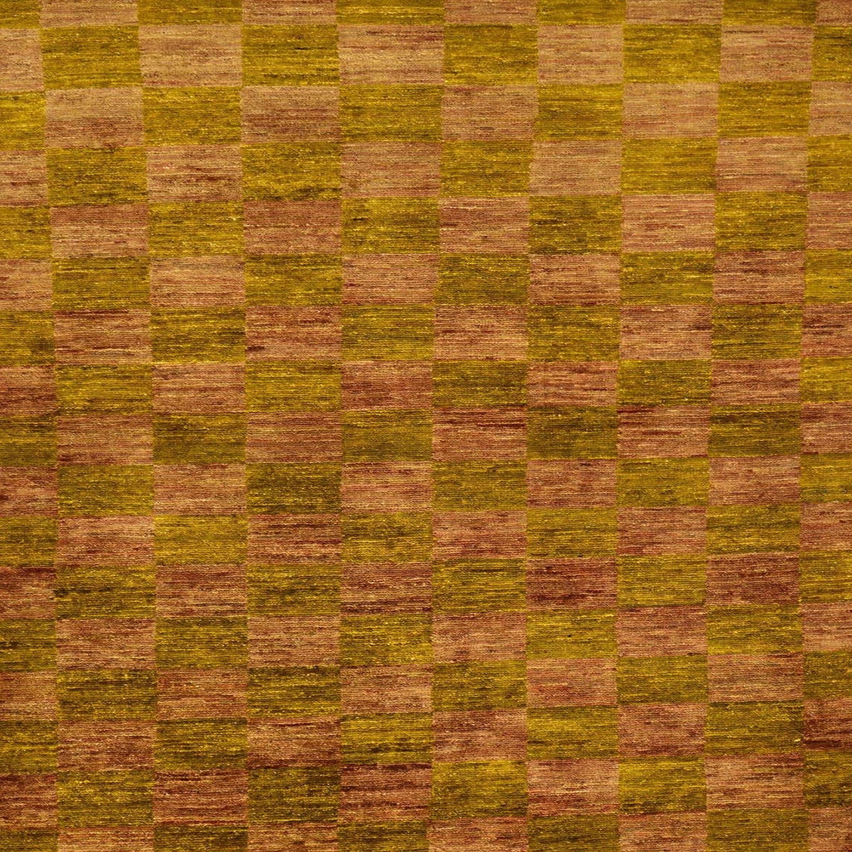 Ahgly Company Indoor Square Abstract Neon Orange Abstract Area Rugs, 4 ...