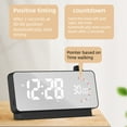 Digital Alarm Clock with Timer, Battery Operated Countdown Desk Clock, Multifunctional Time ...