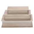 Attractive Wood Silver Book Box Set Of 3 - Walmart.com