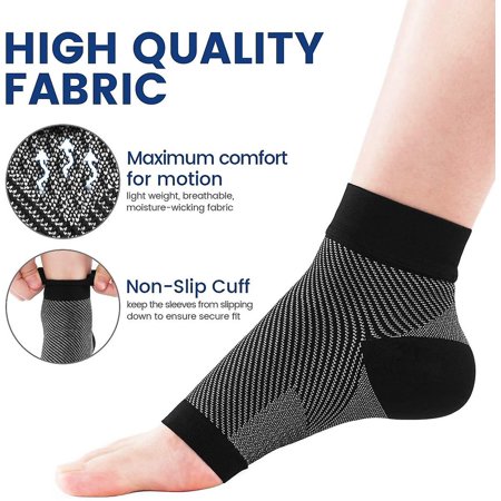 Plantar Fasciitis Foot Support Socks, Goosehill Ankle Support ...
