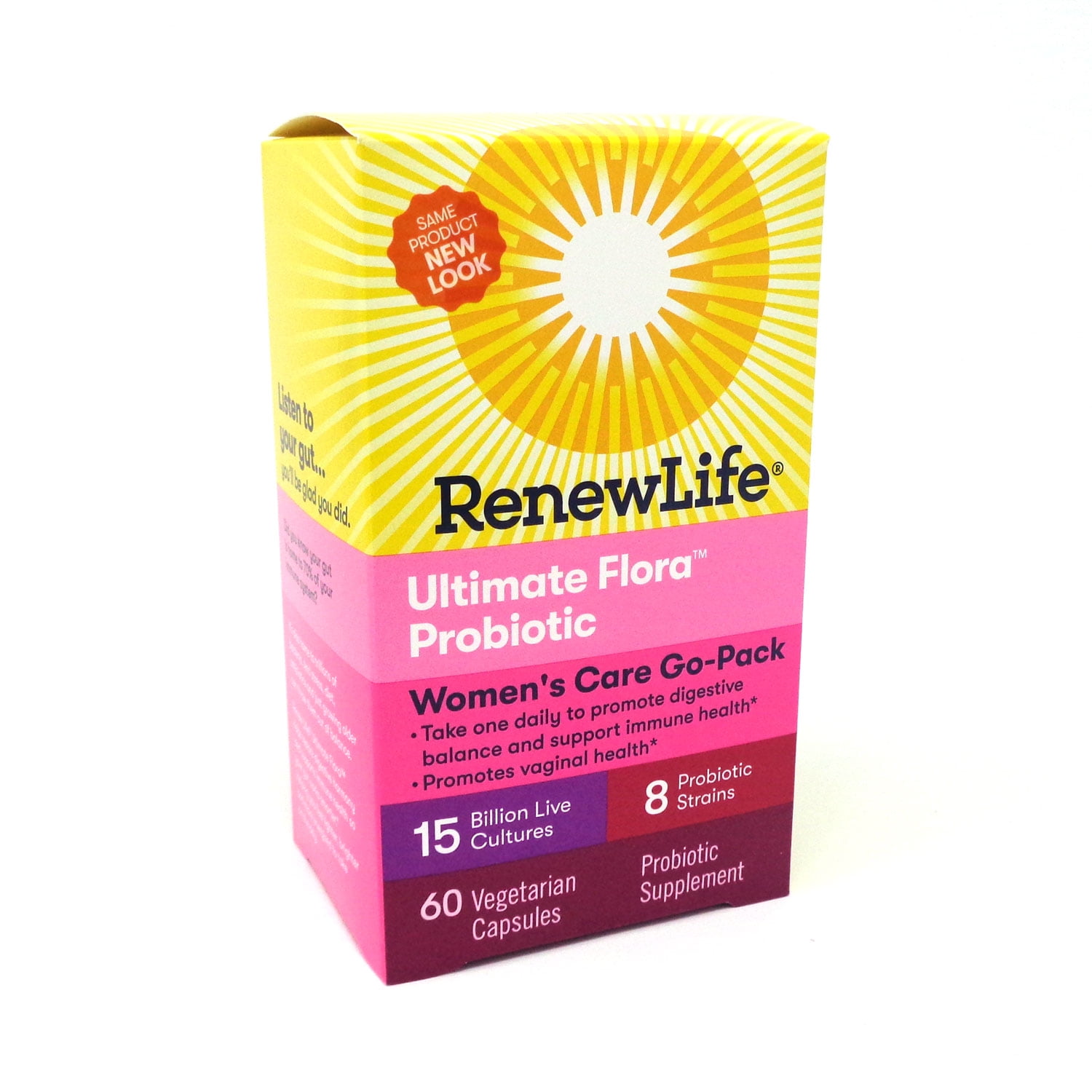 Renew Life Ultimate Flora RTS Women's Probiotic 15 Billion - 60 ... Renew Life Ultimate Flora RTS Women's Probiotic 15 Billion - 60 ...