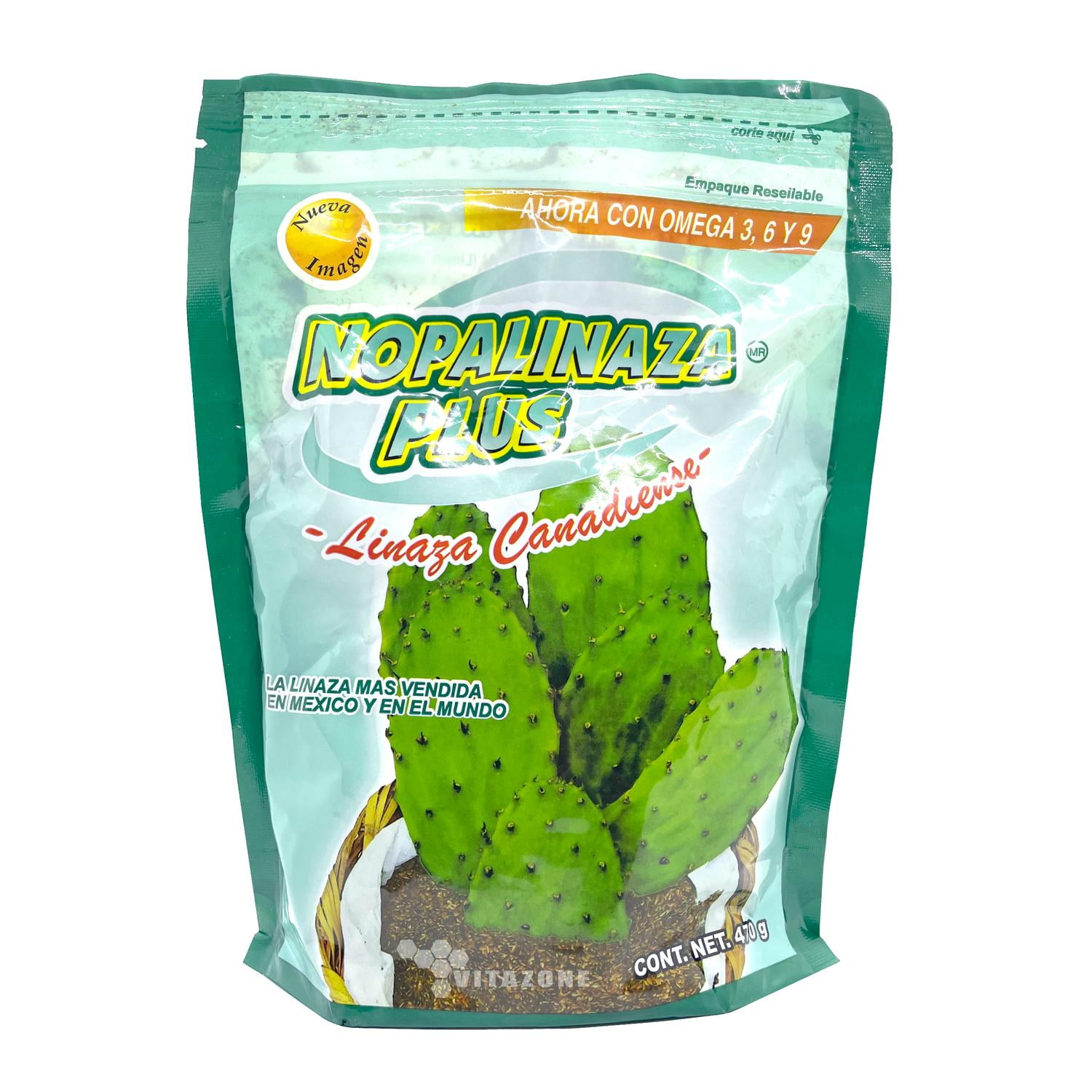 Fibra Nopalinaza Plus (Linaza Canadiense) Con Omega 3,6 Y 9. EL EDÉN ...