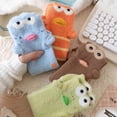 3D Clownfish Fuzzy Socks for Women, Cute Cartoon Animal Sleep Socks ...