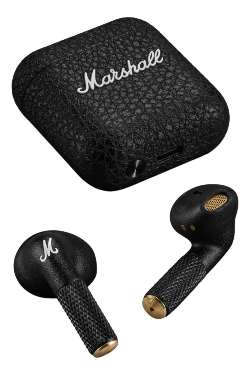Audífonos Inalámbricos Marshall Minor Iv Bluetooth Color Negro Luz ...