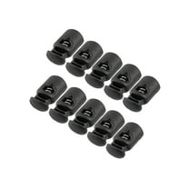 Double Hole Barrel Cylinder Plastic Spring Stop Toggle Stopper Cord ...