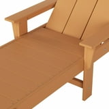 WestinTrends Shoreside Poly Reclining Chaise Lounge for Outdoor, Patio ...