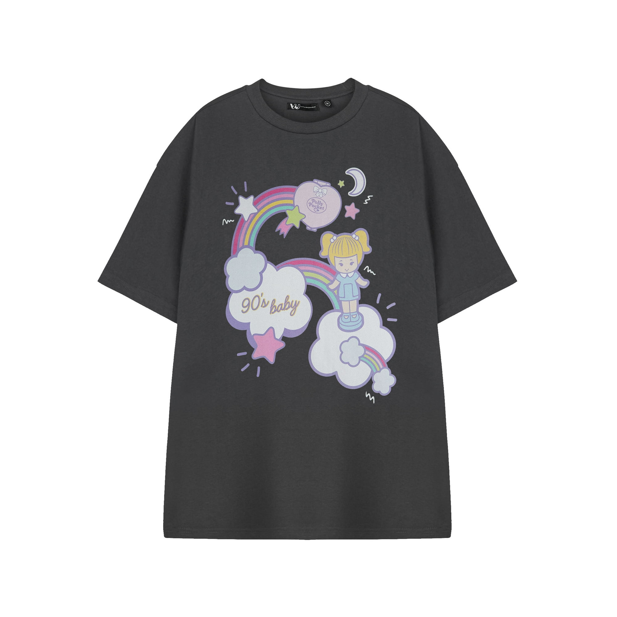 Click here for Polly Pocket Womens Grey Short Sleeved T-Shirt prices