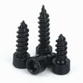 10-50Pcs Grade 8.8 Carbon Steel with Black Hex Socket Cap Head Self ...