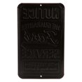 Fast Service Embossed Metal Sign - Walmart.com