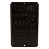 Fast Service Embossed Metal Sign - Walmart.com