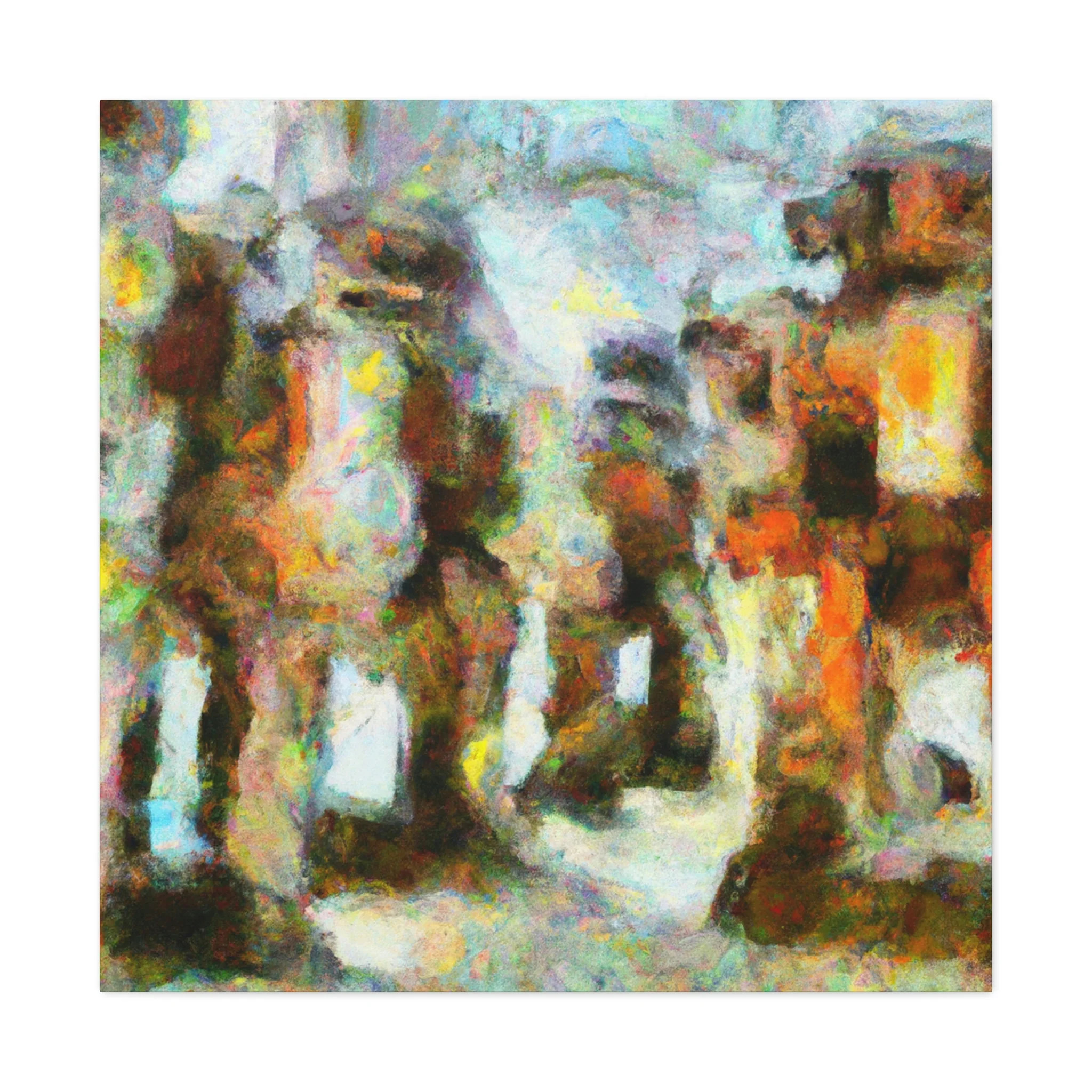 Robots of Impressionism - Canvas - Walmart.com