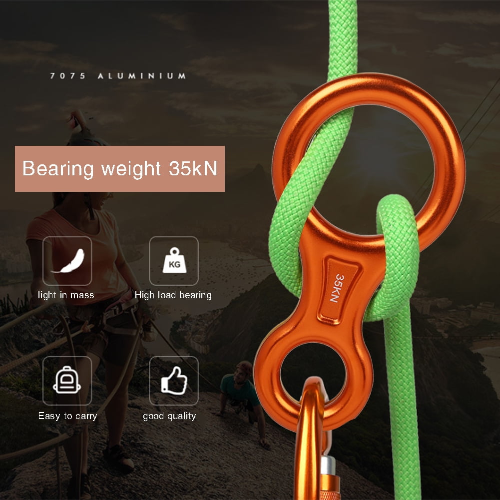 Figura 8 Word Climbing Descender Downhill Ring Dispositivo de alpinismo ...