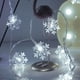 Snowflake String Lights, 33 ft LED String Lights with 2 Modes, Battery ...