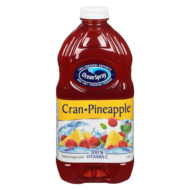 Ocean Spray Cran•Pineapple™ Cranberry Pineapple Cocktail, 1.89L ...