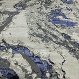 Luxe Weavers Modern Large Abstract Marble Blue 8x10 Area Rug for Living ...
