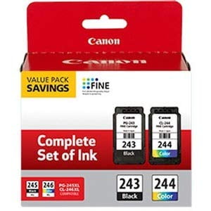 Canon PG-243 / CL-244 Value Pack - 2-pack - black, color (cyan, magenta ...