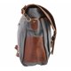 Sharo Laptop Messenger Bag and Brief Brown Leather/ Canvas - Walmart.com