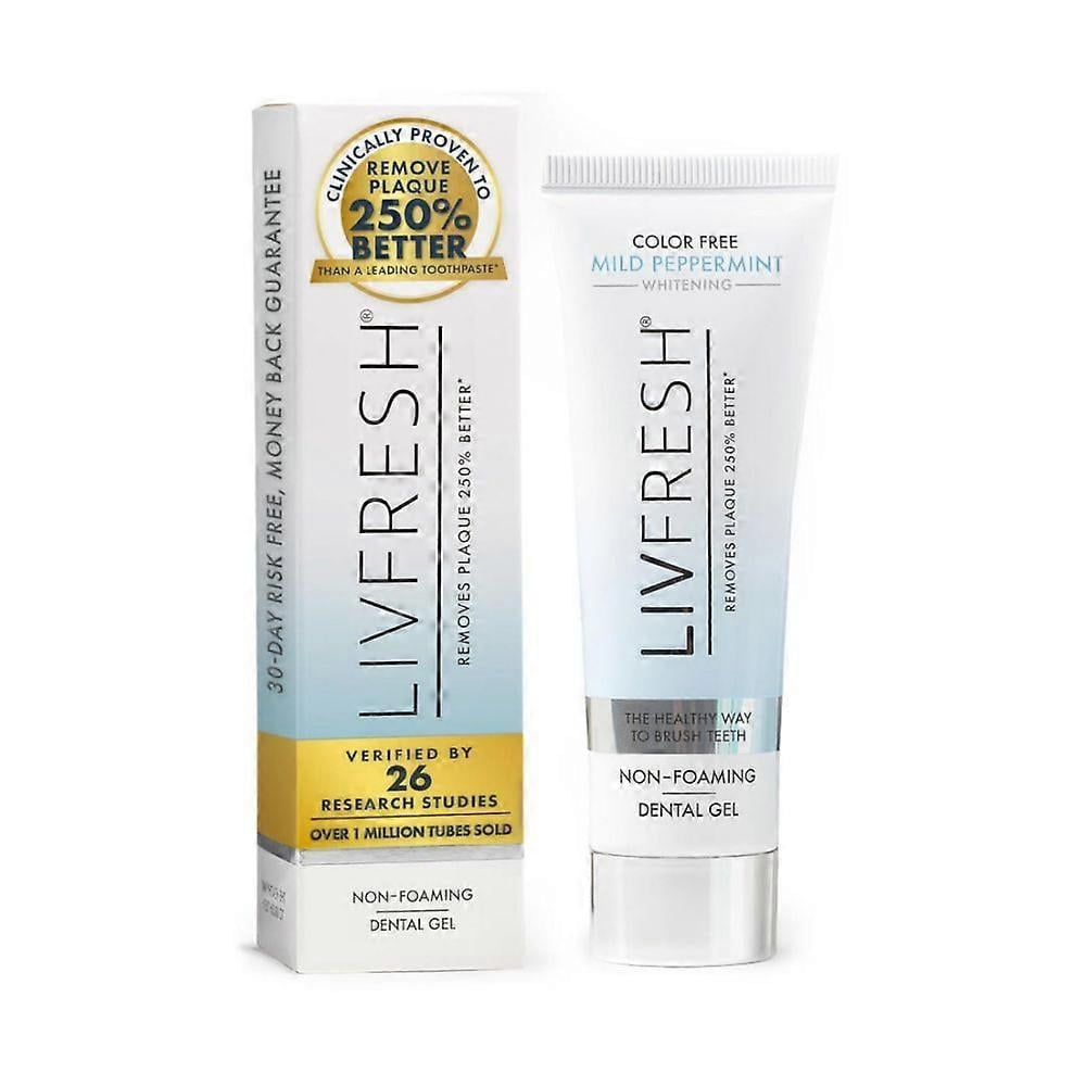 Livfresh Toothpaste Gel, Clinically Proven To Remove Plaque 250% Better ...