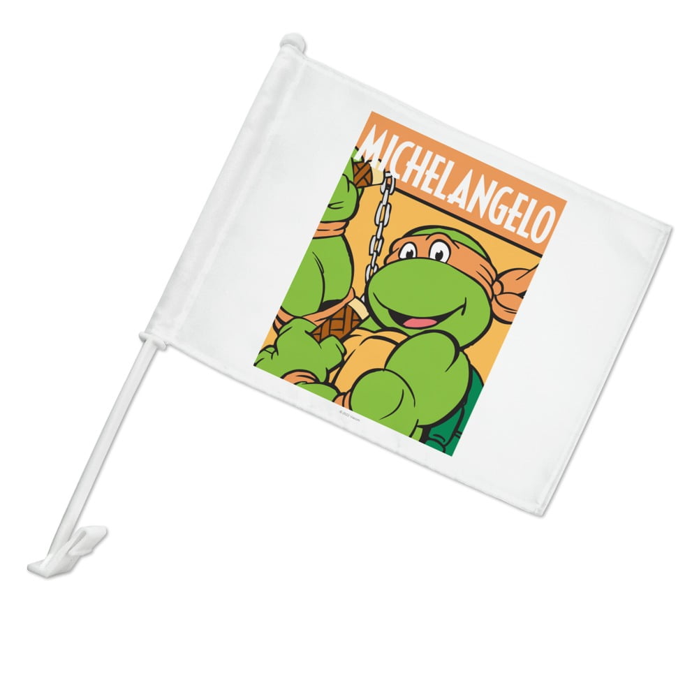 Teenage Mutant Ninja Turtles Michelangelo Car Truck Flag with Window ...