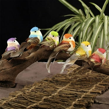 Set of 2 CHICKADEE Bird Clip Ornaments, 4.5" Long, by Gallerie II ...
