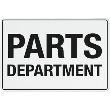 TreasureGurus Indoor/Outdoor Aluminum Wall Signs, 12 in x 9 in ...