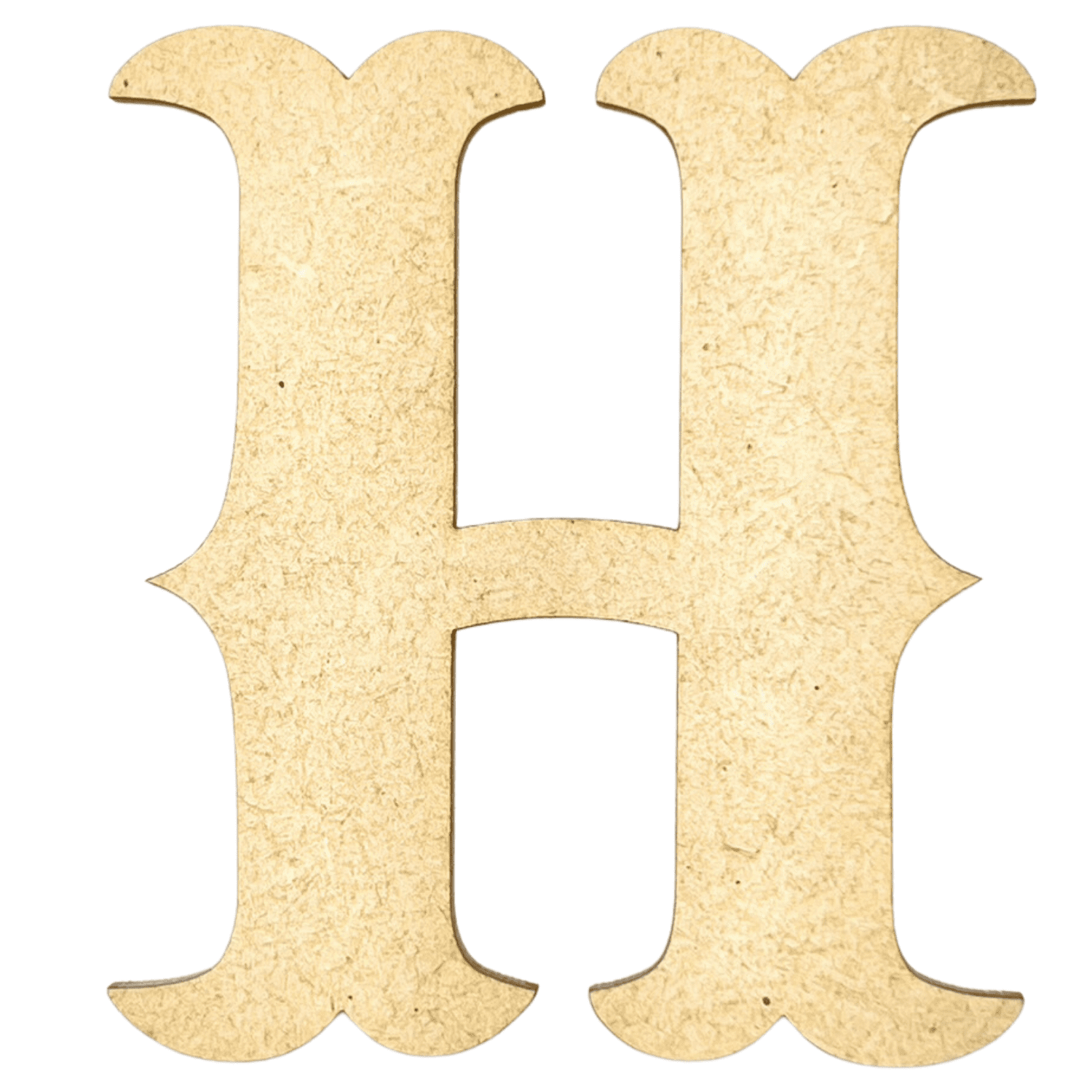 Krafty Supply 4" Tall MDF Letter H |1/4" Thick | Western Railroad ...